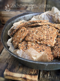 Raw Za’atar Crackers