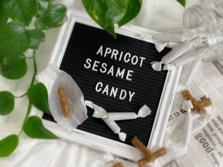 Apricot Sesame Candy Chews | AmieSue.com