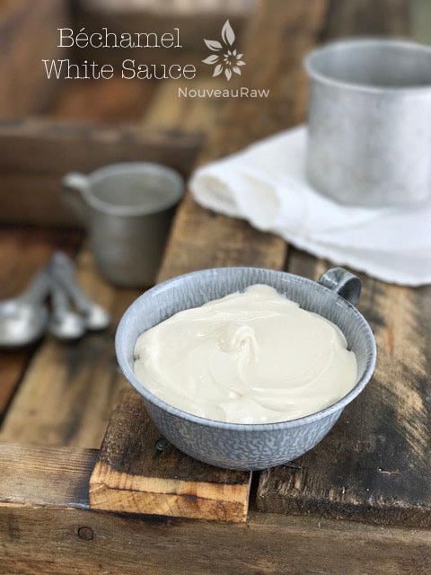 Béchamel White Sauce (raw, vegan, gluten-free)