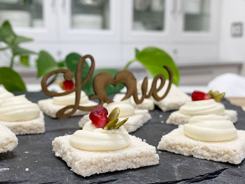 Buttery Coconut Crackers