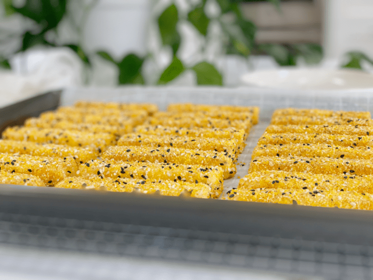 Baked Italian Corn Fries with Marinara Dipping Sauce | Oil-Free ...