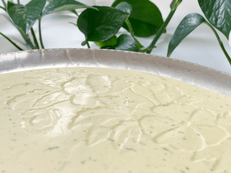 Wasabi Vegan Cheese with Tomato Arugula Salsa | Cashew Based | Oil-Free ...