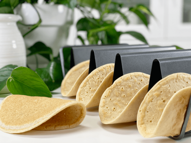 Chickpea Flour and Oat Wraps | Cooked | Oil-Free | AmieSue.com