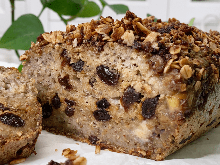 Banana Raisin Bread with Crumble Topping | Cooked | Oil-Free | Flour ...