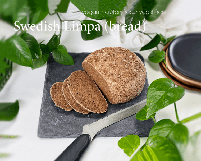 Swedish Limpa (Rye-Like Bread) | Gluten-Free | Vegan | Yeast-Free ...